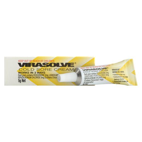 Virasolve Coldsore Cream 5g – Cosmetics Squad