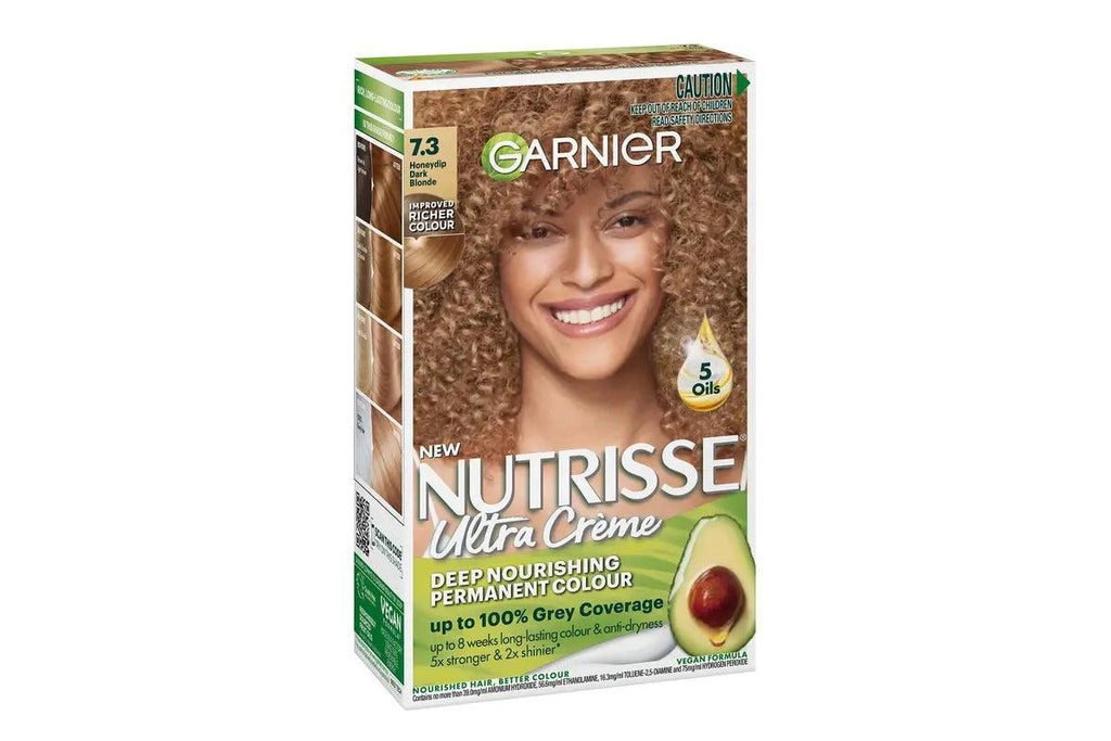 Garnier Nutrisse Permanent Hair Colour - 7.3 Honey Dip – Cosmetics Squad