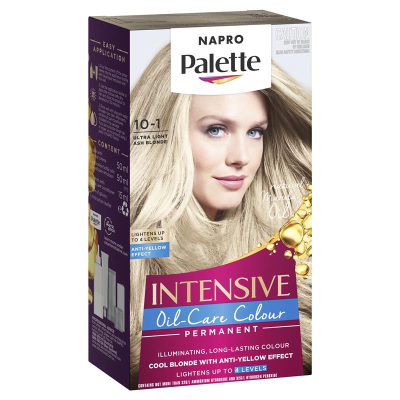Napro Palette Intensive Creme Colour Permanent 10.1 Ultra Light Ash Bl ...