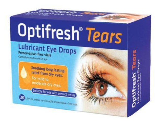 Optifresh Tears Lubricant Eye Drops 30 X 0.4ml – Cosmetics Squad