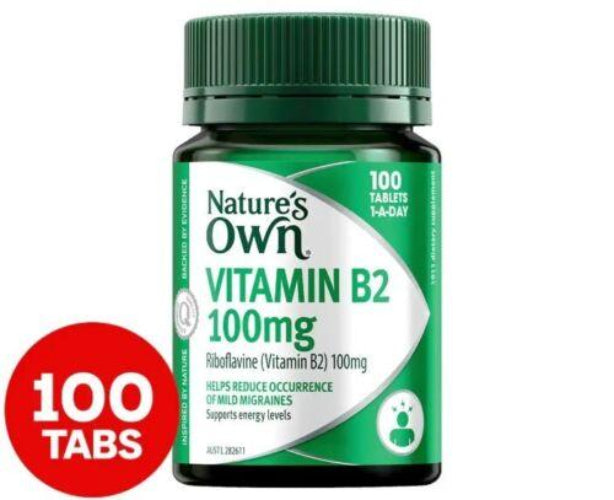Natures Own Vitamin B2 100mg 100 Tablets – Cosmetics Squad