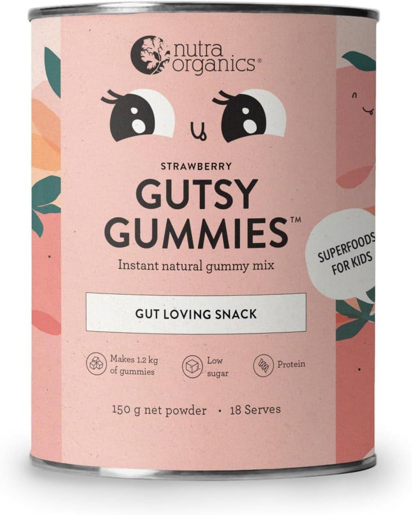 Nutra Organics Gutsy Gummies Strawberry 150g – Cosmetics Squad