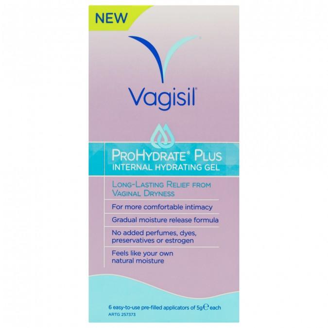 Vagisil Prohydrate Plus Internal Hydrating Gel 5g x 6 Applicators ...