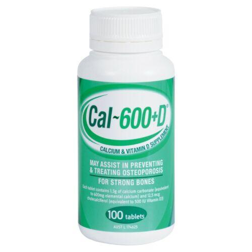 Cal-600 + D 100 Tablets – Cosmetics Squad