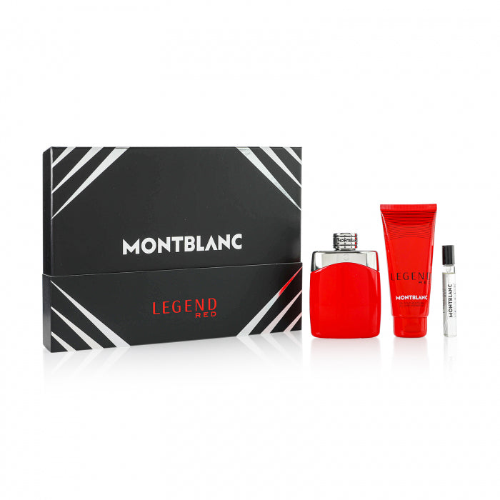 MontBlanc Legend Red 3 Piece Gift Set EDP 100mL – Cosmetics Squad